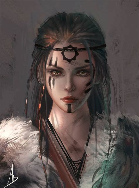Viking By Trungbui42 Female Nomad Shaman Writing Inspiration Prompt