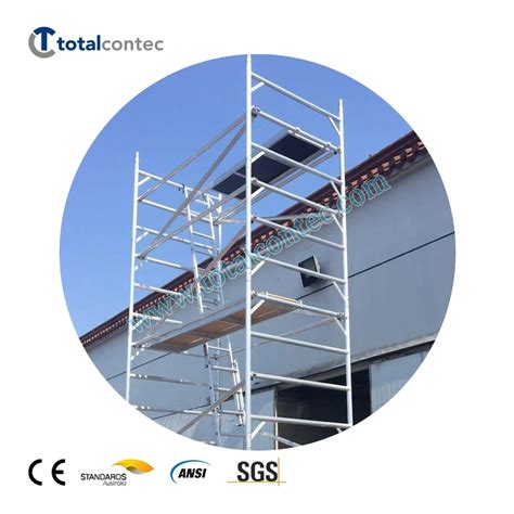 Flexible Aluminium Scaffold 9m Aluminum Mobile Scaffold Tower