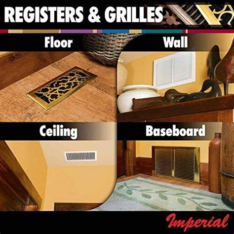 Imperial Rg1627 A Baseboard Diffuser 18 In W Steel White For Sale Online Ebay