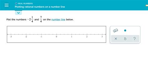 solved real numbers plotting rational numbers on a number