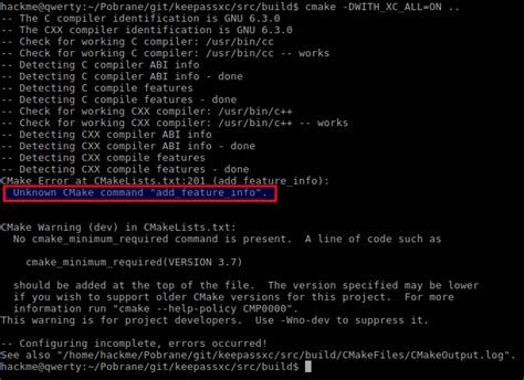 Issues With Compiling From Source · Issue 4024 · Keepassxreboot