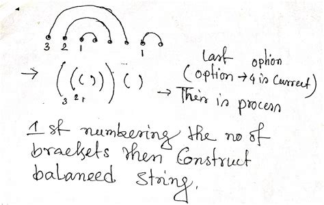 Answered ° • ° ° The Corresponding Balanced String
