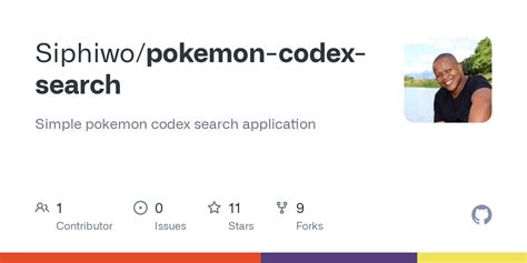 Github Siphiwopokemon Codex Search Simple Pokemon Codex Search