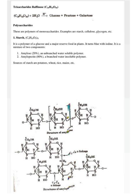 Solution Biomolecules Organic Chemistry Notes Classification Of