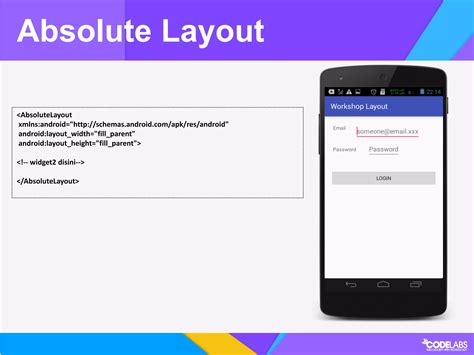 Basic Android Layout Ppt