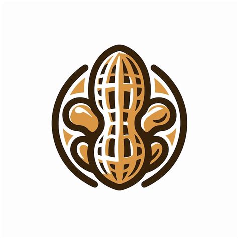 Peanut Logo Vector Premium Ai Generated Vector