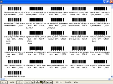 Barcode Labels Printing Softwaregarments Barcode Software