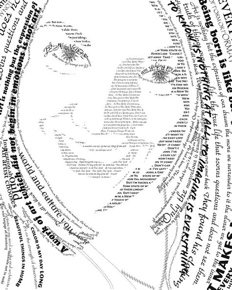 Text Portrait On Behance