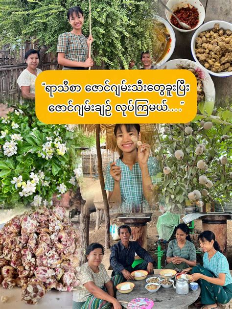 “ပန်းတွေသီရင်း ခံတွင်းမြိန်မယ့်ဟင်းလေးတွေချက်ကြမယ် ” “အညာမန်ကျည