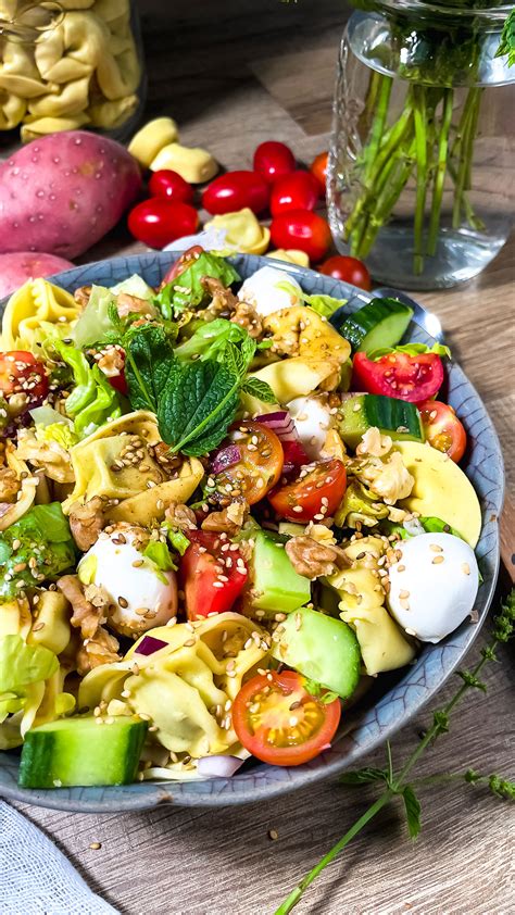 Salade De P Te Farcie La Tomate Et Mozzarella