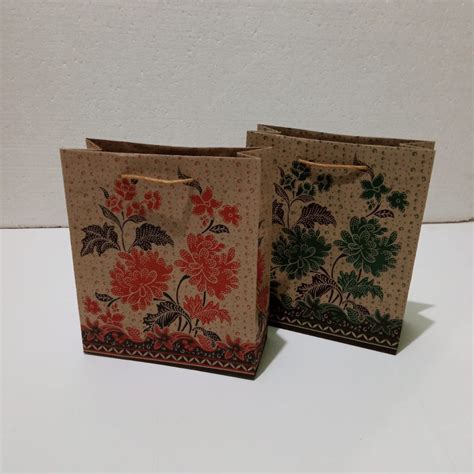 Jual Paperbag Batik Kecilpaperbag Batik Kwartotas Kertas Batik Kecil
