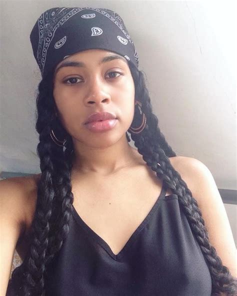 Box Braids With Bandana