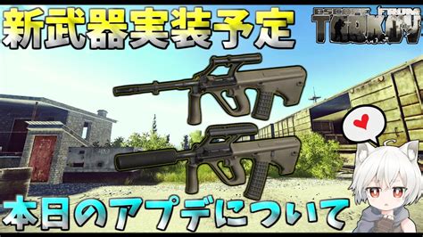【タルコフ】新武器augが実装決定 本日の24時間アプデについても軽く説明【eft】 Youtube