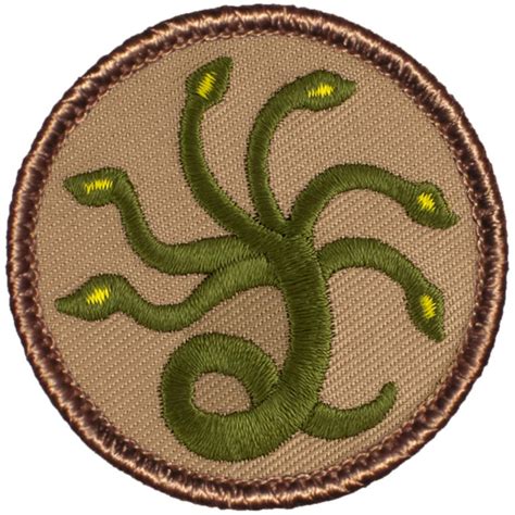 Hydra Patch 485 2 Inch Diameter Embroidered Patch Etsy