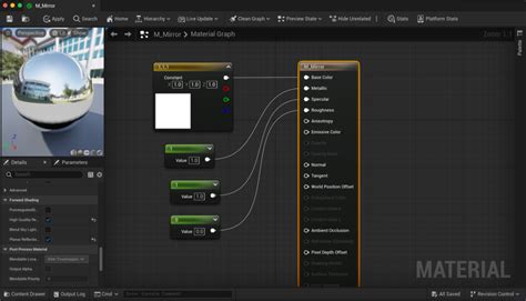 How To Create A Mirror Material In Unreal Engine 5 Hkust Digital Humanities Initiative