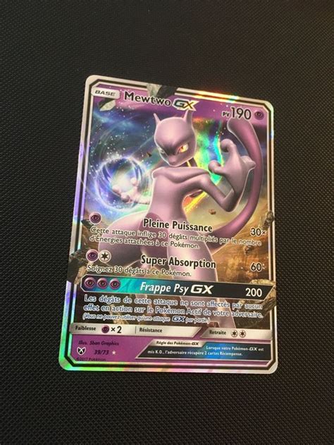 Carte Pokémon Mewtwo Gx Kaufen Auf Ricardo