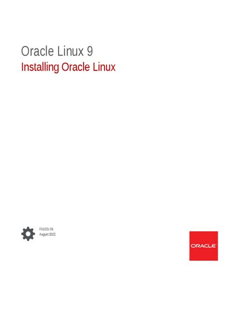 Oracle Linux 9 Install Oracle Linux Pdf Usb Flash Drive Installation Computer Programs