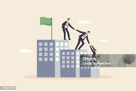 회사의 성장 또는 팀의 성장 성공을위한 사업 개발 및 프로젝트 팀워크 조직 또는 회사의 발전과 성장을위한 전문 협력 개념에 대한