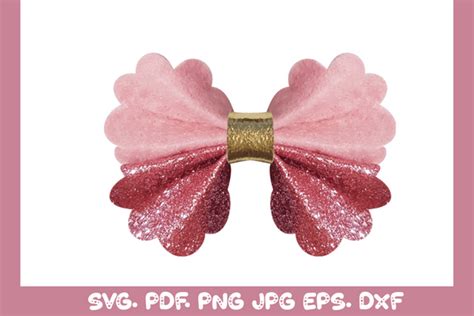 Pinch Hairbow Template Svg Pdf Pd6 Graphic By Momstercraft · Creative