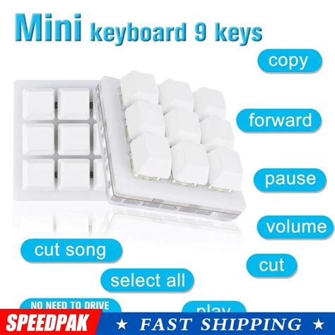 KEYS KEYBOARD Mechanical Macro With Software Setting Hot CS Defination M P PicClick UK