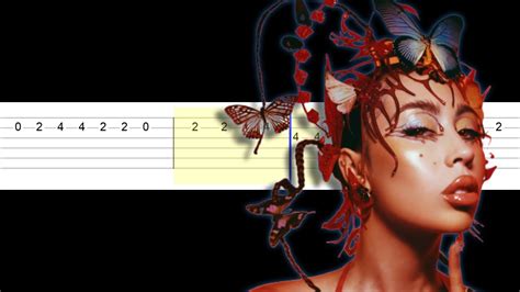 Kali Uchis Moonlight Easy Guitar Tabs Tutorial Youtube