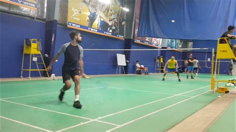 Badminton Mens Singles Vs Ashish Munjal Practice Game Youtube