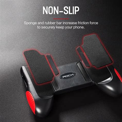 Rock Portable Gaming Non Slip Gamepad Mobile Phone Game Hand Grip