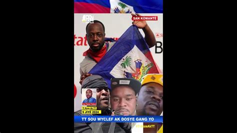 Bagay La Melanje Yo Bare Wyclef Jean Kap Eseye Pase Pa Anba Pou