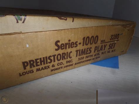 Marx Prehistoric Times Playset 3390 1989909585