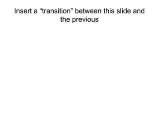 Power Point Exercise For Beginners Part One Ppt