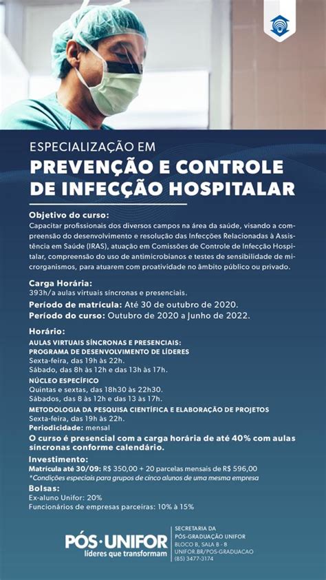 Especialização Em Prevenção E Controle De Infecção Hospitalar