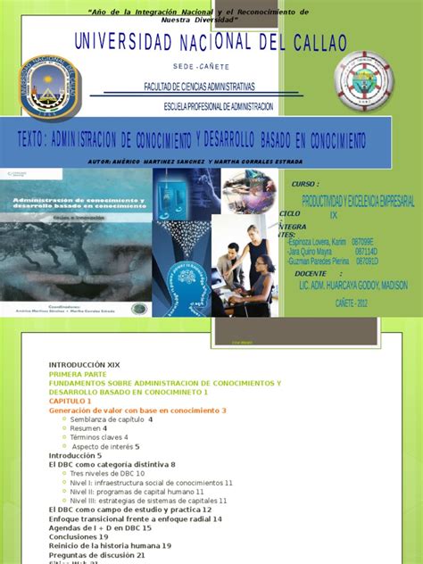 Administracion Del Conocimiento Descargar Gratis Pdf Conocimiento