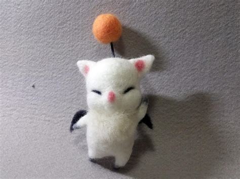 Needle Felted Moogle From Ff14 By Eelomen On Deviantart