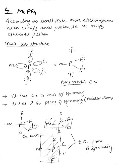 Solved Using Vsepr Theory Draw Lewis Structure Assign Point