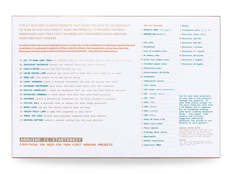 Arduino Starter Kit GeeksValley