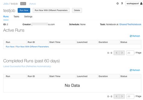 Get Identifiers For Workspace Objects Databricks Documentation