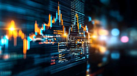 Ai Driven Trading Bot Analyzes Market Trends And Data In High Resolution Settings Stock Image
