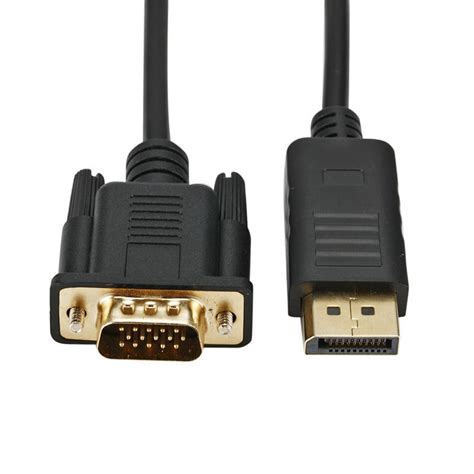 Gizzu 1080P DisplayPort to VGA Cable 1.8m Poly – Syntech