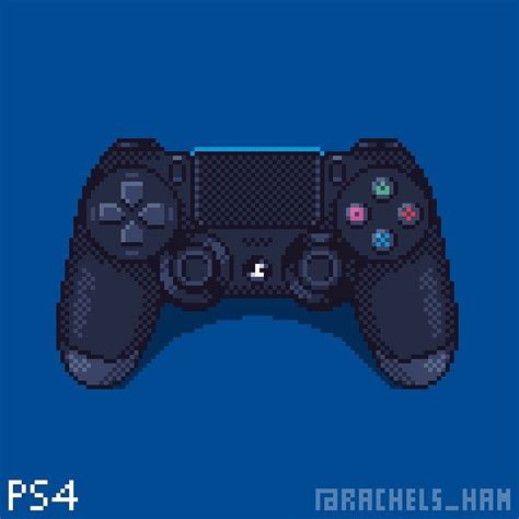 Drew A Pixel Ps4 Controller Pixaki App Drawing