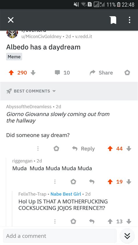 Kono Giorno Giovanna Yume Ga Aru R Unexpectedjojo