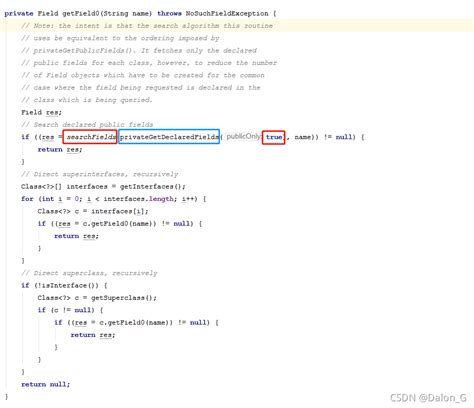 【bug解决】getfield抛出nosuchfieldexception详解fieldclassgetdeclaredfield Csdn博客