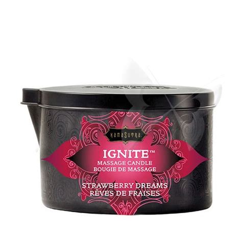 Kama Sutra Ignite Massage Oil Candle Strawberry Dreams Massage Oils