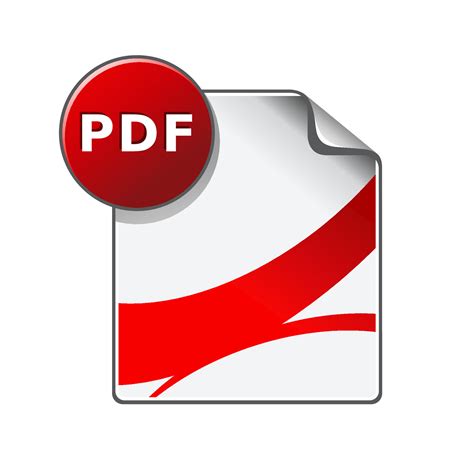 Portable Document File Format Icon In Color Computer Software Web Page