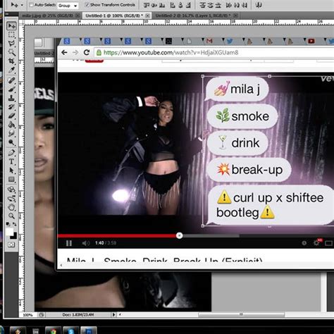 Premiere Mila J Smoke Drink Breakup Curl Up X Shiftee Bootleg