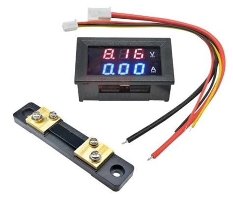 Цифровой вольтметр амперметр Dc 0 100В V0 50 A шунт в комплекте 50А 781705440 Черный фото