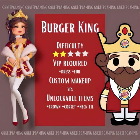 ⋆𐙚₊˚⊹♡ Burger King Mascot Theme King Dress Donald Dress Dress To