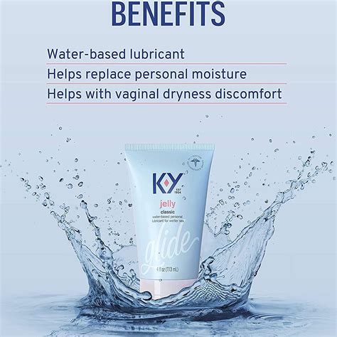 K Y Jelly Personal Lubricant 4 Oz Fragrance Free 1 Pack