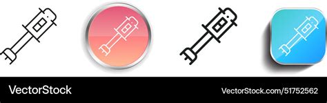 Ball Picker Icon Thin Linear Regular And Button Vector Image