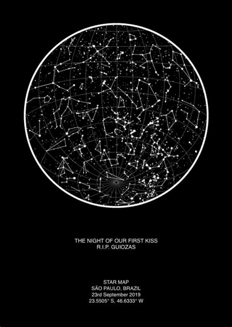 Star Map Of Our First Kiss Artofit