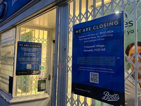 Two More Boots Stores To Close In York Yorkmix